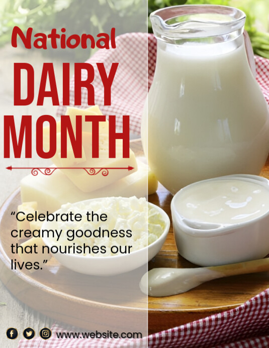 National dairy month Template | PosterMyWall