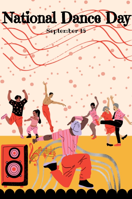 National Dance Day Template | PosterMyWall