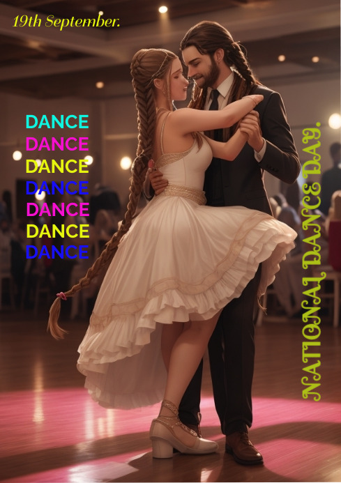 National Dance Day. Template | PosterMyWall