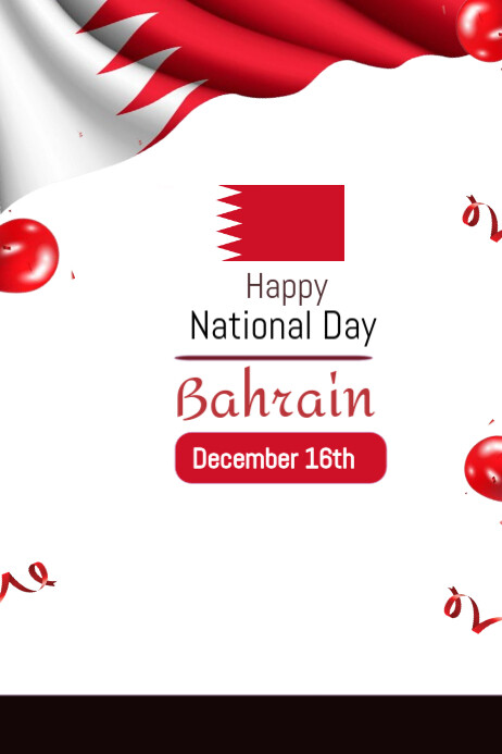 national day bahrain Template | PosterMyWall
