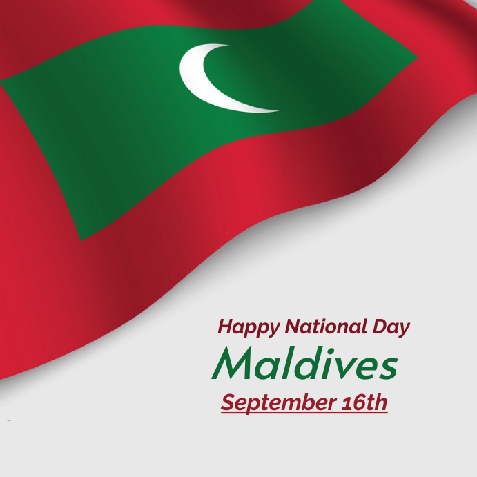 national day maldives Template | PosterMyWall