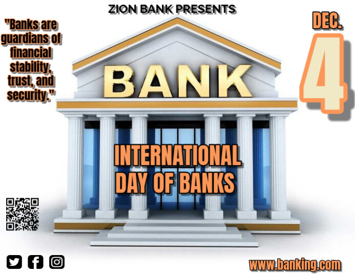 National day of banks Template | PosterMyWall