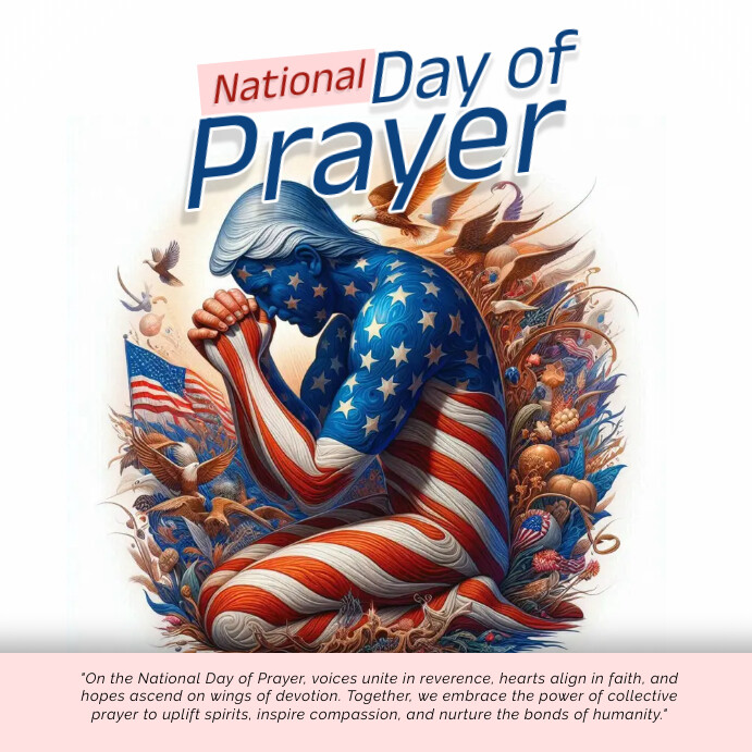 National day of prayer, prayer Template | PosterMyWall