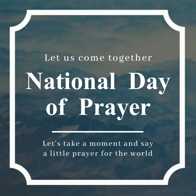NATIONAL DAY OF PRAYER Template | PosterMyWall