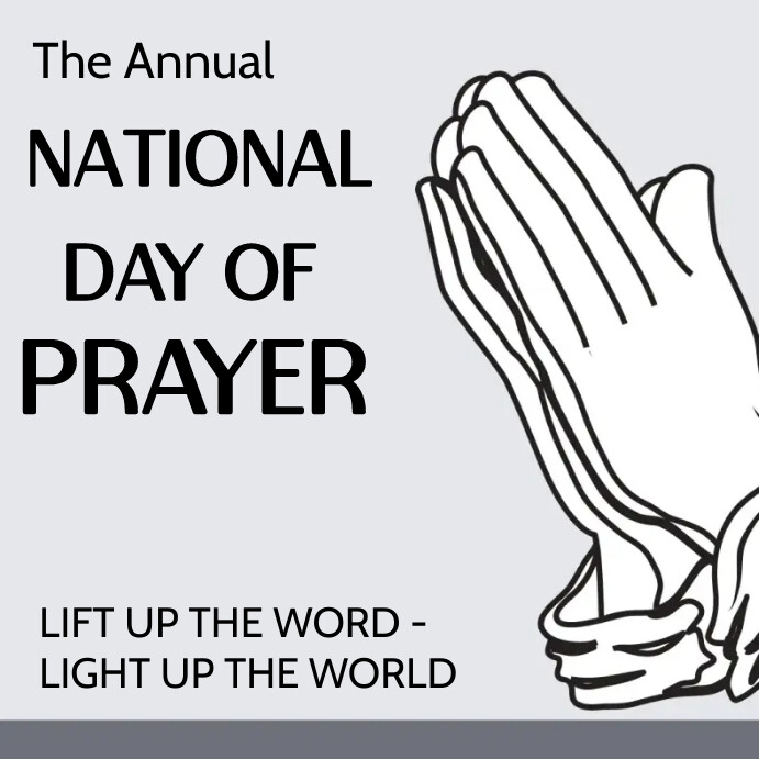 Copy of National day of prayer template Instagram pos | PosterMyWall