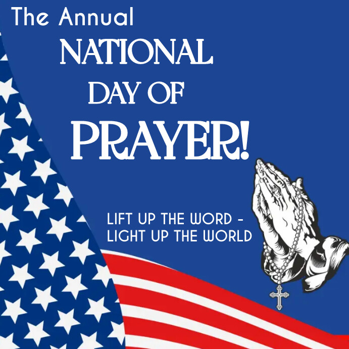 National day of prayer template Instagram pos | PosterMyWall