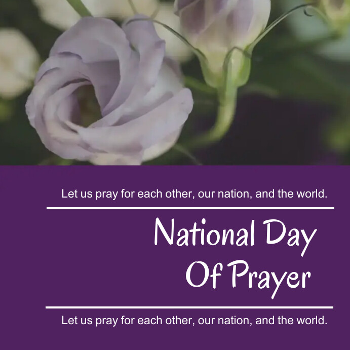 Copy of National day of prayer template Instagram pos | PosterMyWall