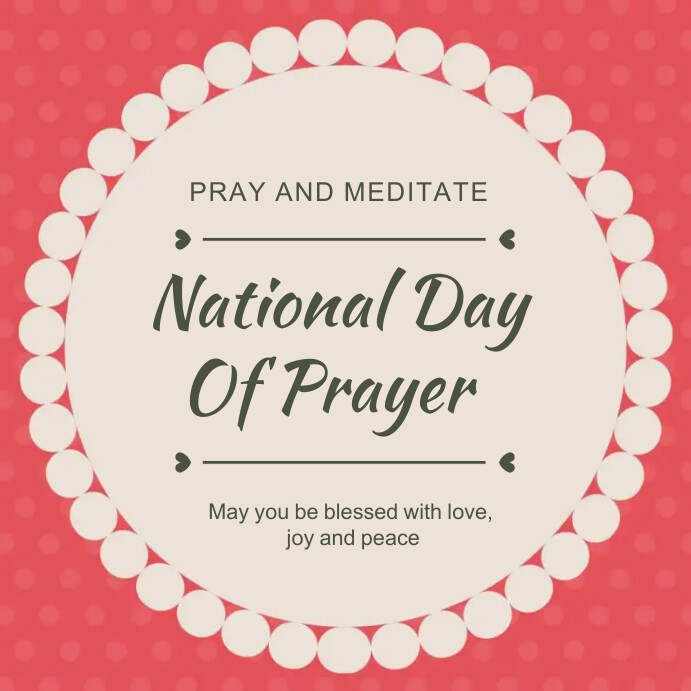 Plantilla de National Day Of Prayer template Instagram Pos | PosterMyWall