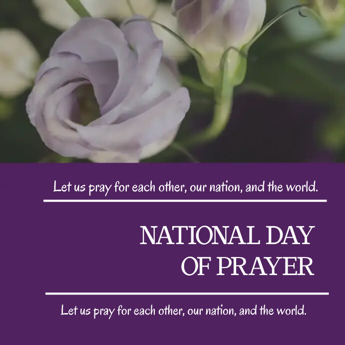 Copy of National day of prayer template Instagram pos | PosterMyWall