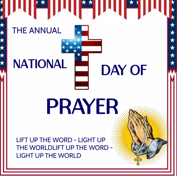 National Day of Prayers Online Greeting Card Template | PosterMyWall