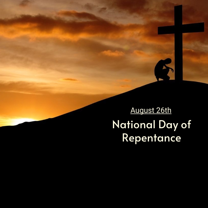 Copy of national day of repentance | PosterMyWall