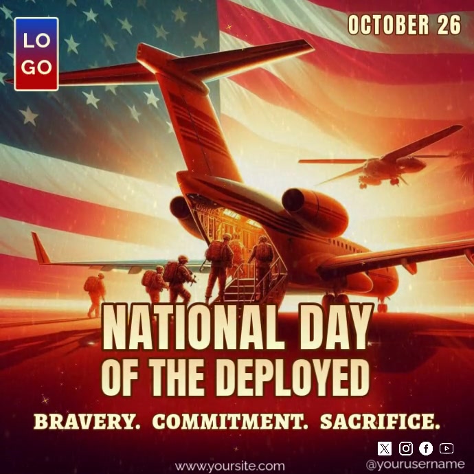 Copy of National Day Of The Deployed | PosterMyWall