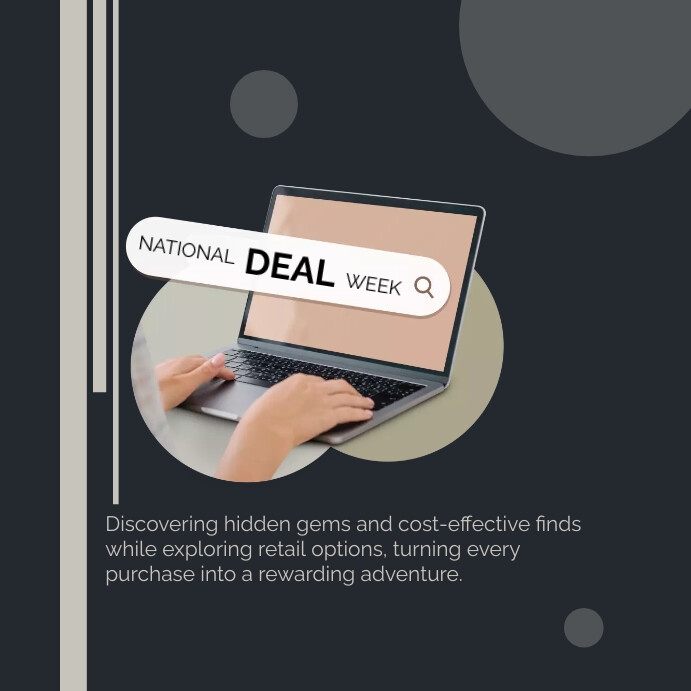 National Deal Week Template | PosterMyWall