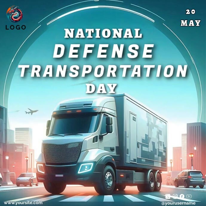 Copy of National Defense Transportation Day | PosterMyWall