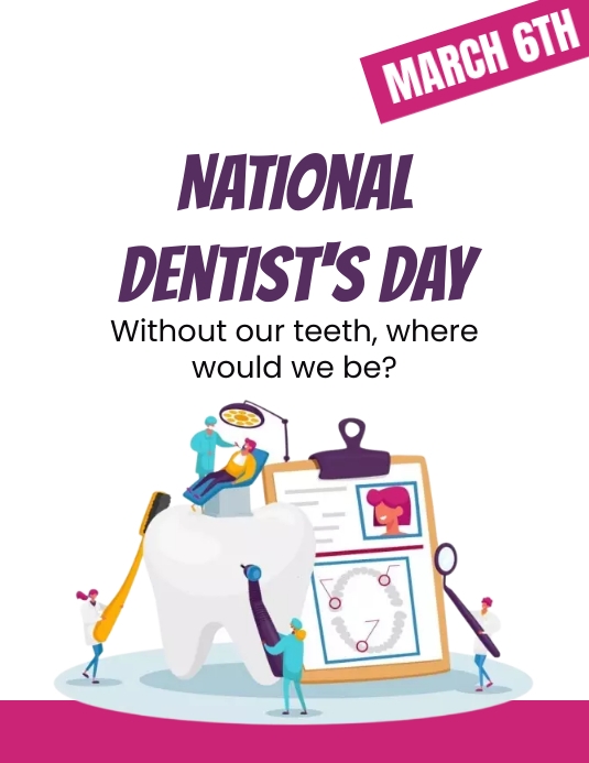 National Dentist's Day Template | PosterMyWall