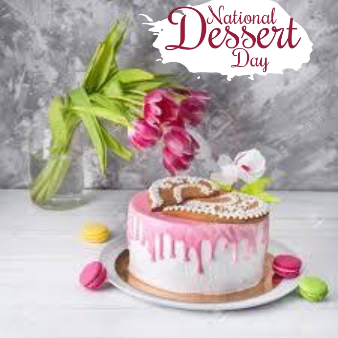 national dessert day instagram post Template | PosterMyWall
