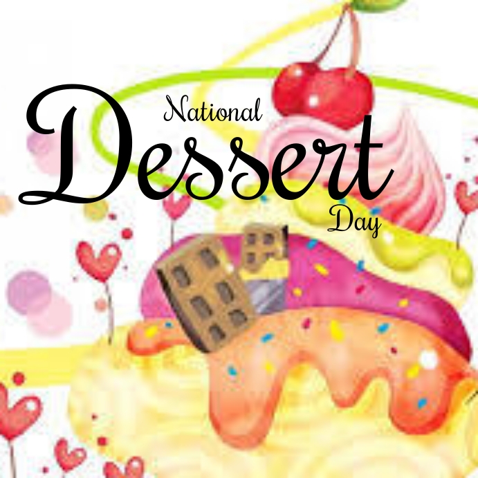 national dessert day instagram post Template | PosterMyWall