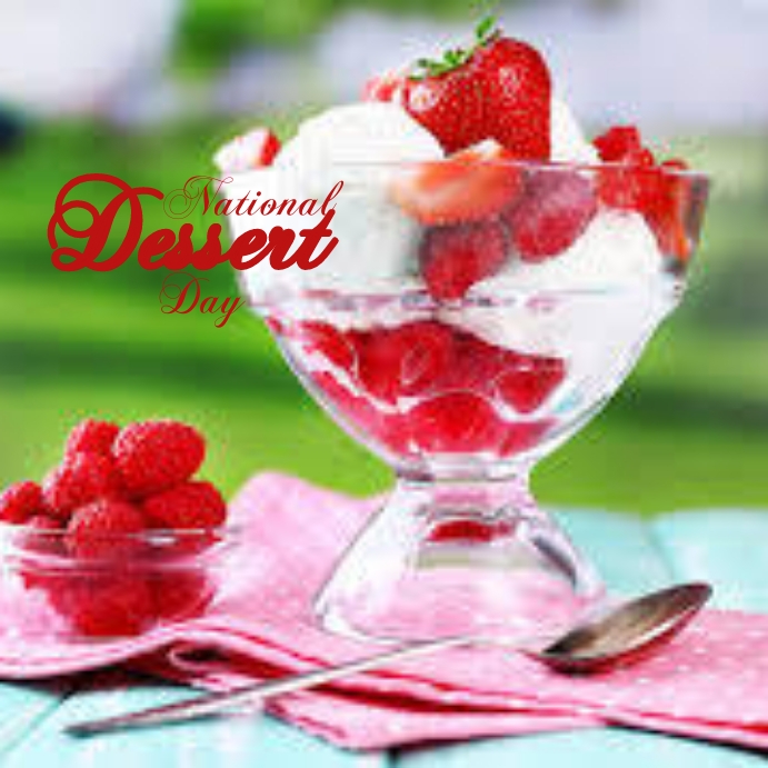 national dessert day instagram post Template | PosterMyWall