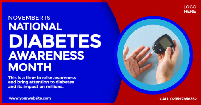 Copy of National Diabetes Awareness Month Ad | PosterMyWall