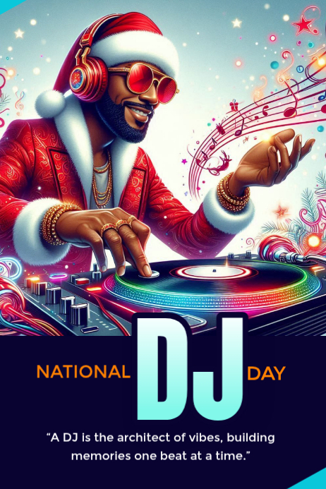 National DJ day Template | PosterMyWall