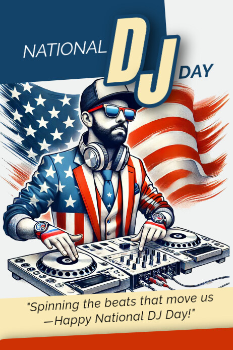 National DJ day Template | PosterMyWall