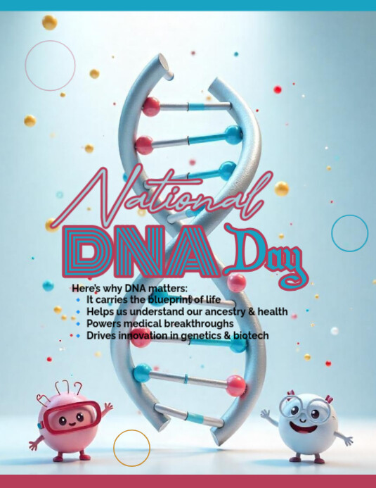 National DNA Day Template | PosterMyWall