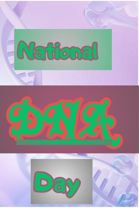 National DNa day Template | PosterMyWall