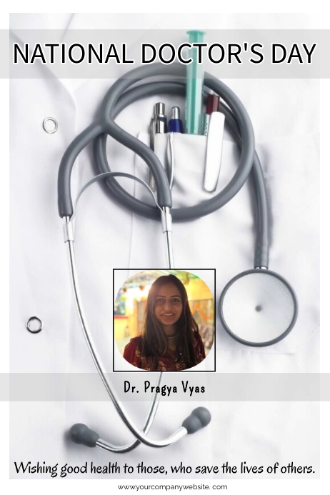 National Doctor's Day Template | PosterMyWall