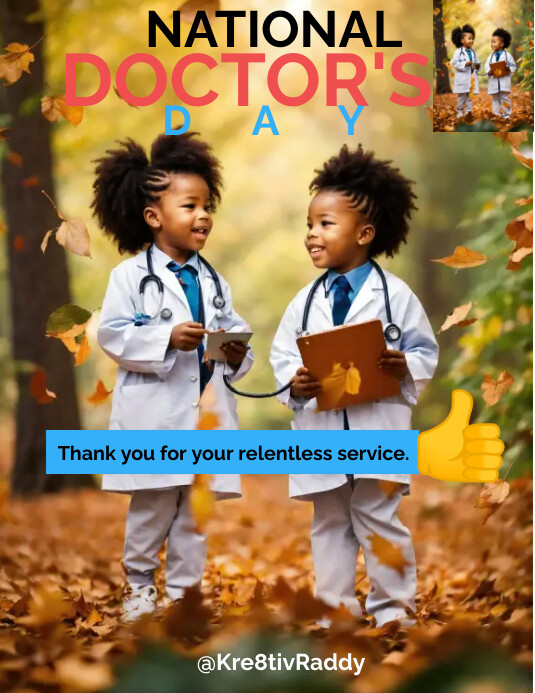 National Doctor's day Template | PosterMyWall