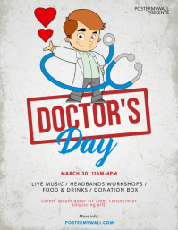 National Doctor's Day Flyer Design Template | PosterMyWall