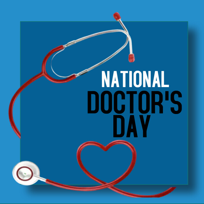 National Doctor's day flyer Template | PosterMyWall