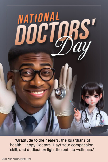 National Doctors' Day Template | PosterMyWall