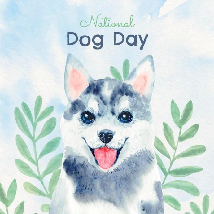 NATIONAL DOG DAY Template | PosterMyWall