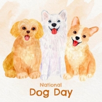 NATIONAL DOG DAY Template | PosterMyWall