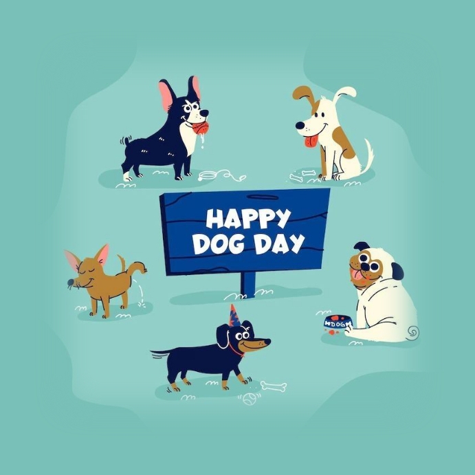 NATIONAL DOG DAY Template | PosterMyWall