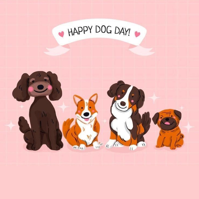 NATIONAL DOG DAY Template | PosterMyWall