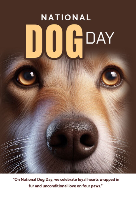 National dog day Template | PosterMyWall