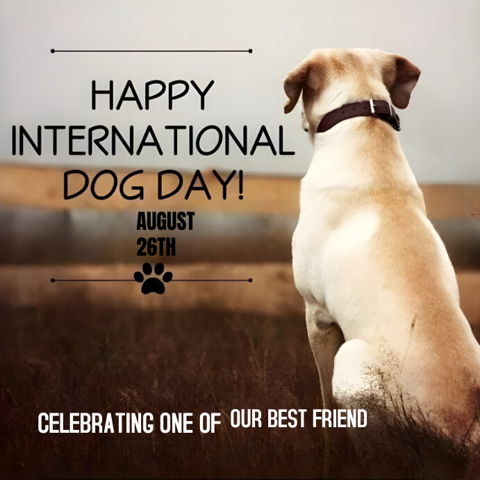 National dog day Template | PosterMyWall