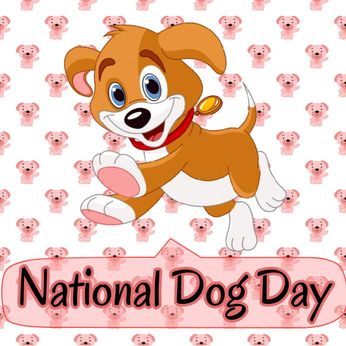 national dog day instagram post Template | PosterMyWall