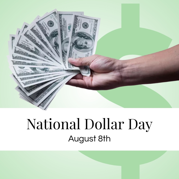 National Dollar Day Template | PosterMyWall