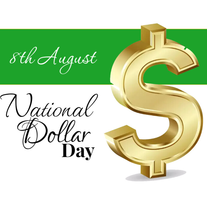 National Dollar Day Template | PosterMyWall