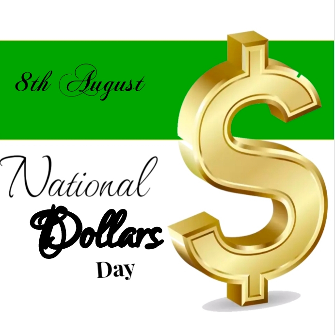 National dollar day Template | PosterMyWall