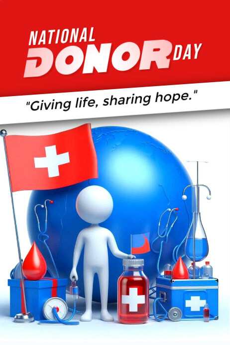 National donor day Template | PosterMyWall