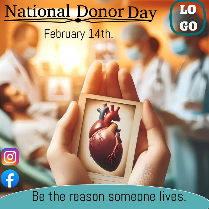 National donor day template | PosterMyWall