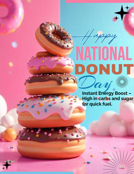 Copy of National Donut Day | PosterMyWall