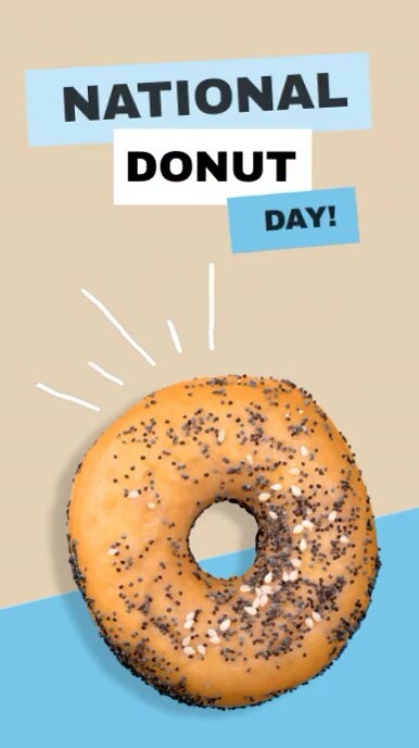 National Donut Day Template | PosterMyWall