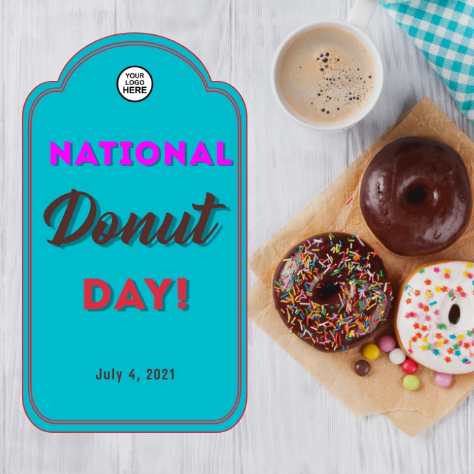 Copy of National Donut Day | PosterMyWall