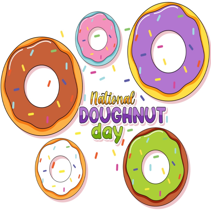 Copy of National donut day flyer | PosterMyWall