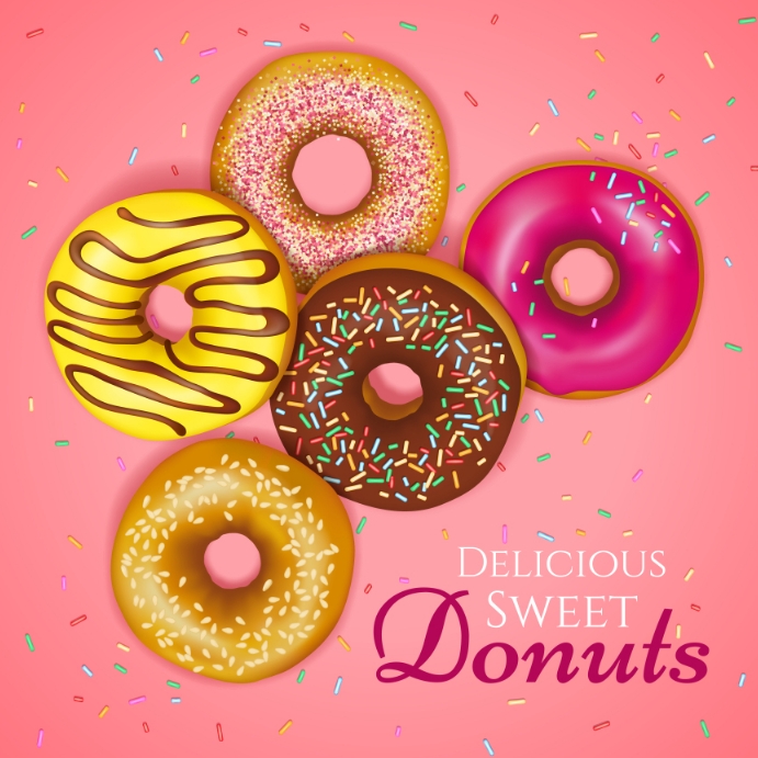 National donut day flyer Templat | PosterMyWall