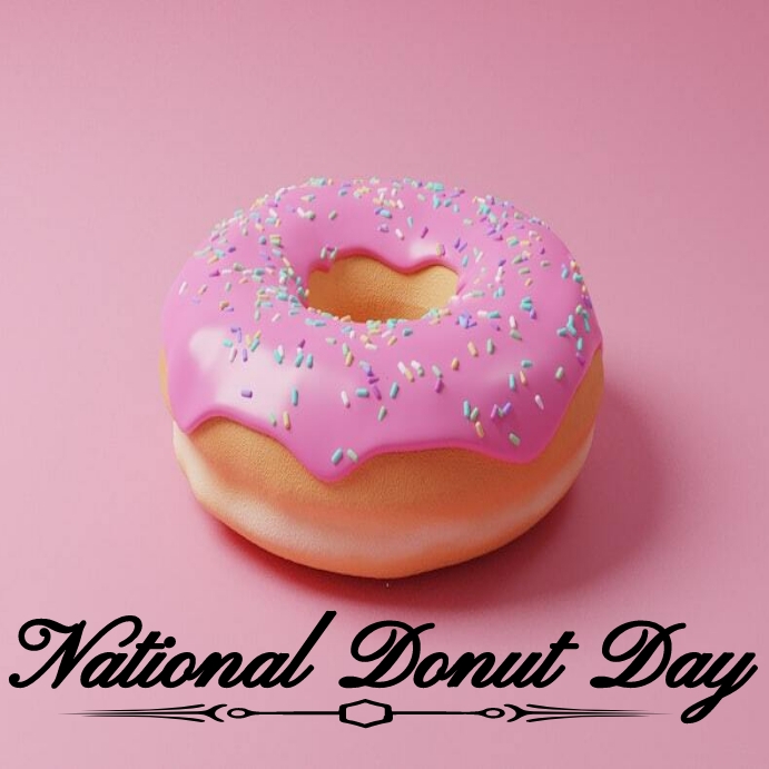 National Donut Day instagram post Template | PosterMyWall